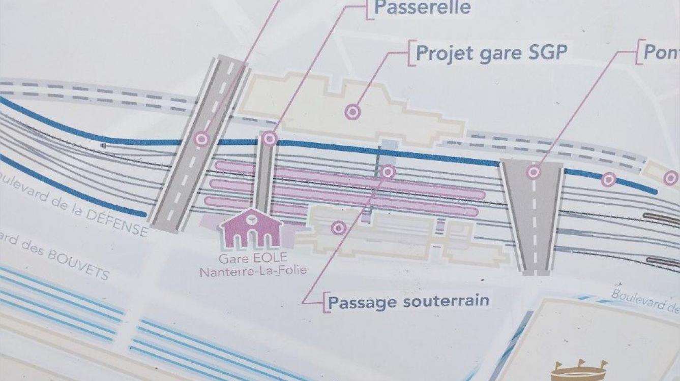 Travaux d'extension du RER E à Nanterre | FACS